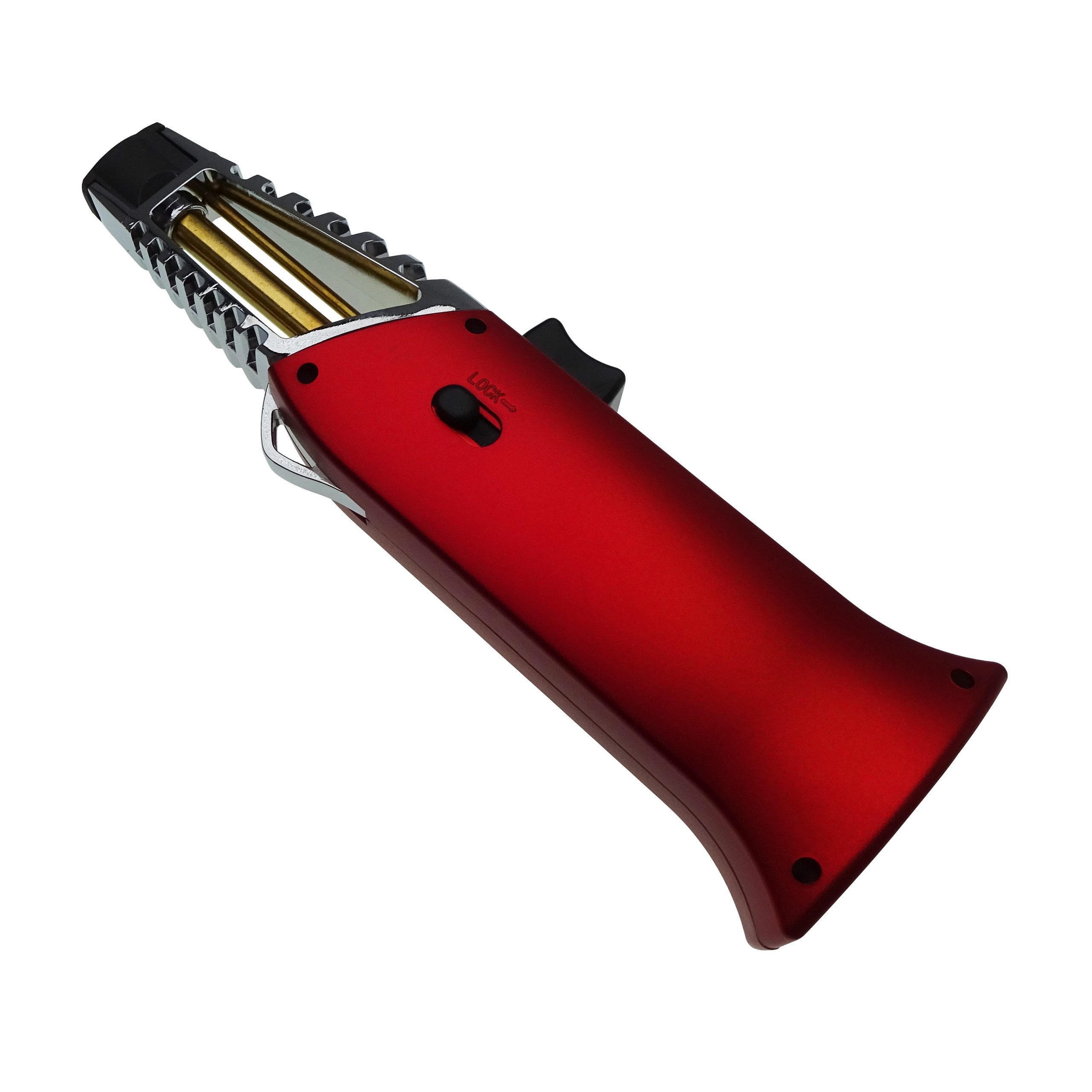 SONIC BUTANE BLOW TORCH - MAGMA RED - Smokers Choice UK