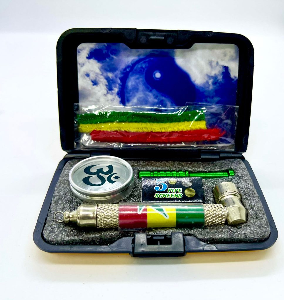 Snuff Pipe Set in Hard Case - Smokers Choice UK