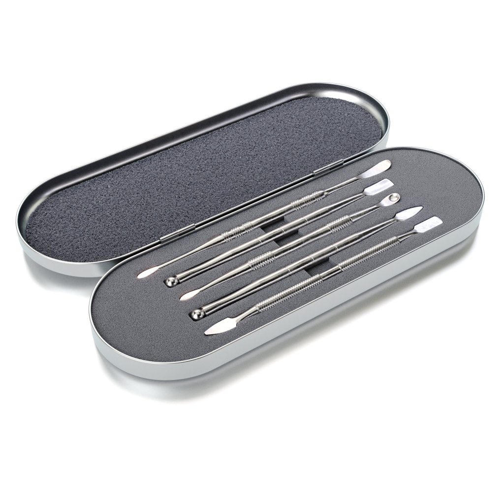 dabbing tool set with 5 different tools (Wax Dabbers) - Smokers Choice UK